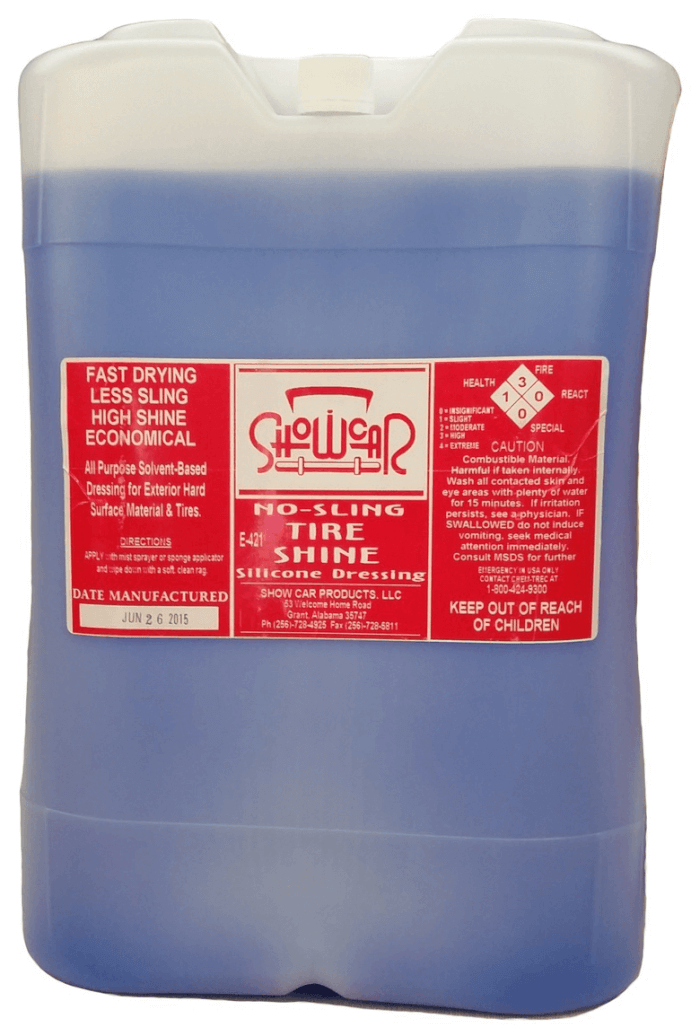 No Sling Tire Shine – Shinerz Showcar Products