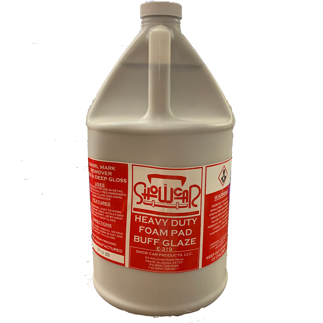 Heavy Duty Foam Pad Buff Glaze - High Gloss Show Car Glaze – Shinerz ...