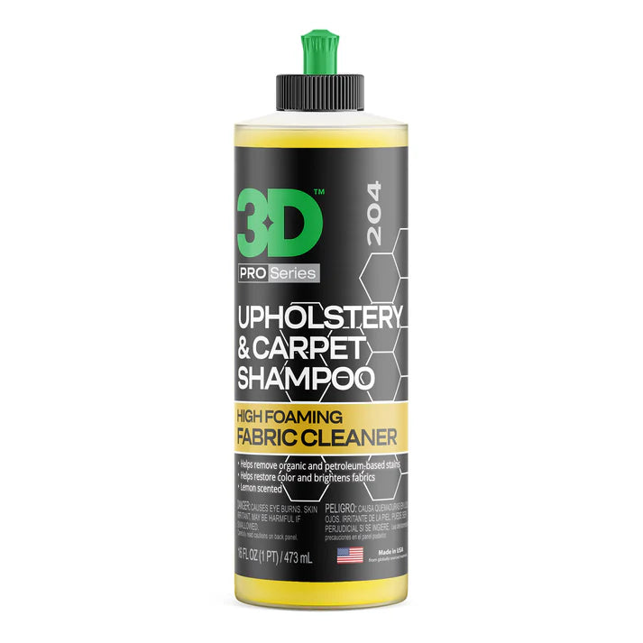 3D Upholstery Shampoo – Shinerz Showcar Products