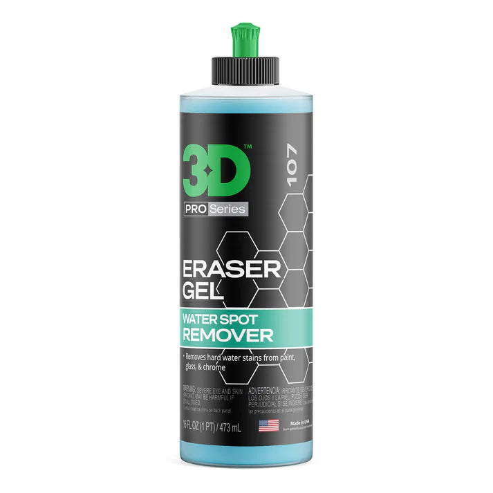 3D Eraser Water Spot Remover Gel 16oz – Shinerz Showcar Products